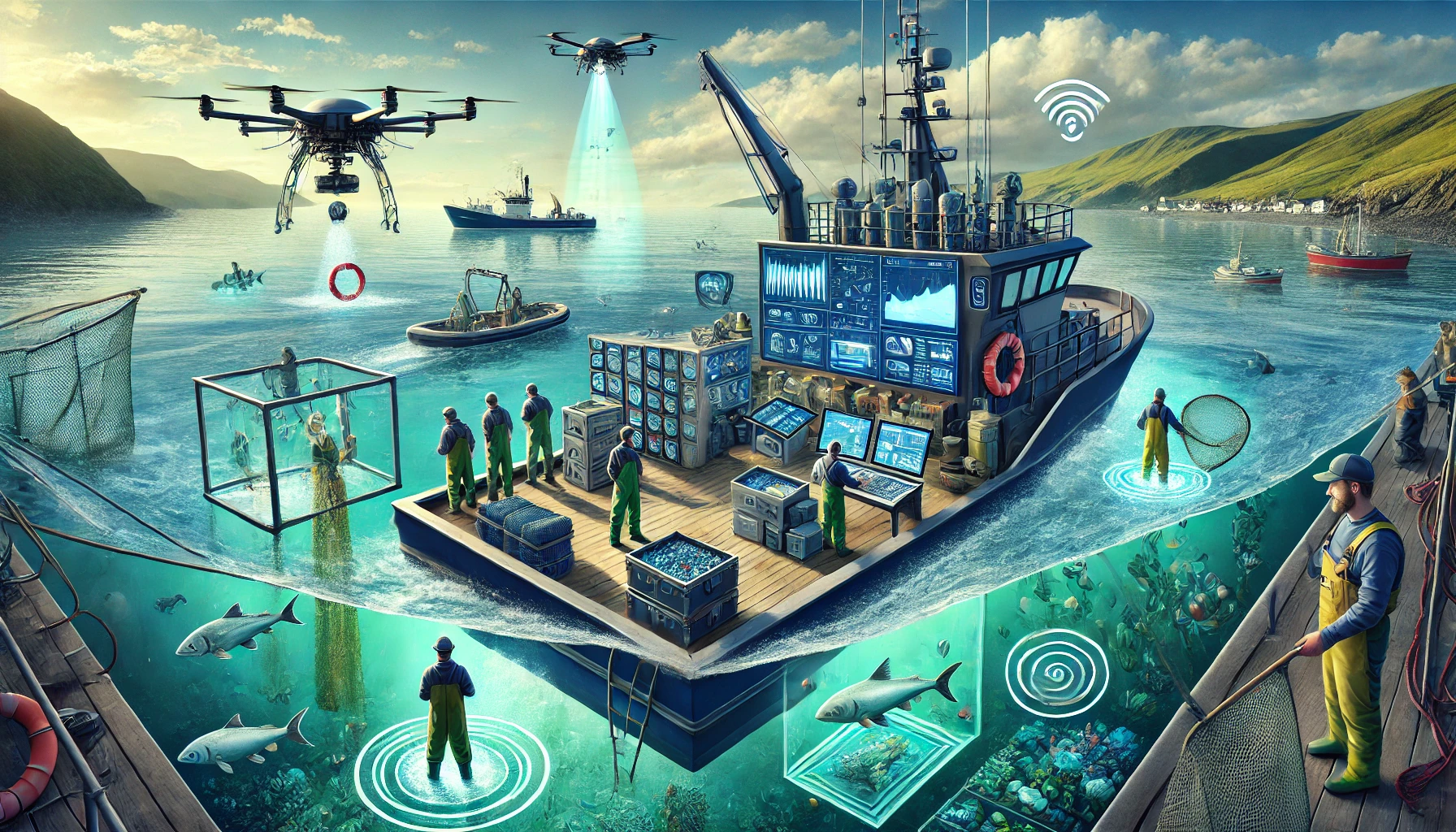 Pengaruh Teknologi Terhadap Industri Perikanan - Inovasi Vortixel